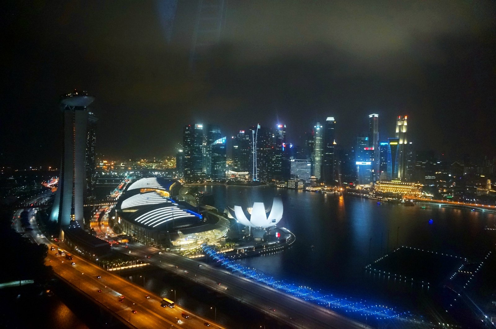 2023新加坡摩天观景轮游玩攻略,美翻的夜景（但我拍得很渣+_+...【去哪儿攻略】