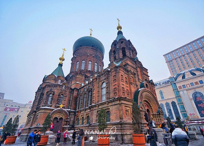 2023既然来了，那必须进教堂看看，15元的门票。大长腿必须来一发！快速步行到圣索菲亚教堂看一眼才是重点_圣索菲亚大教堂-评论-去哪儿攻略