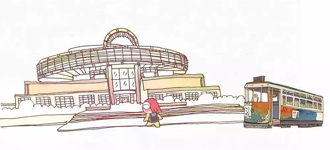 上海博物馆外观简笔画,博物馆文物简笔画,博物馆简笔画_大山谷图库