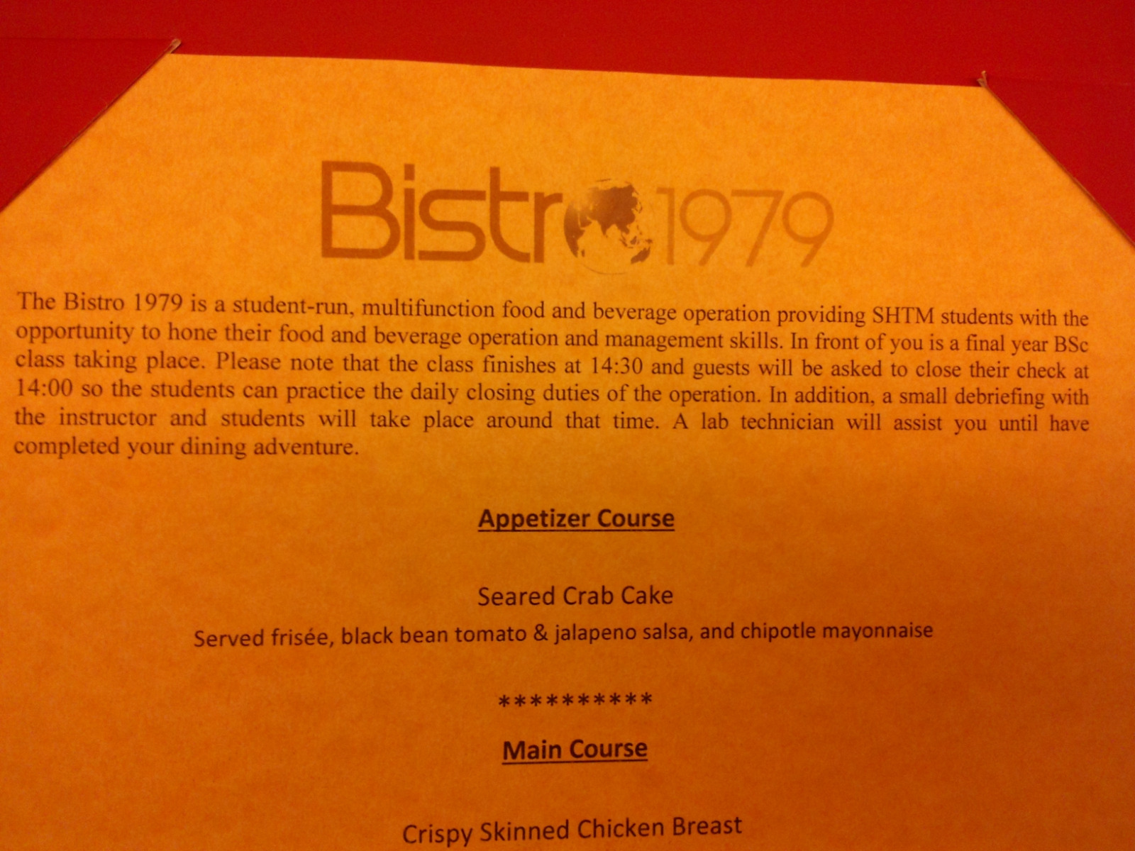 2026Bistro 1979美食餐厅,...o通常由其提供的餐点决定...【去哪儿攻略】
